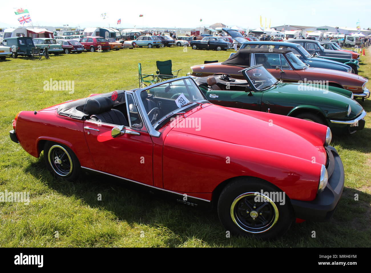 Classic Car Show Llandudno Wales Stock Photo - Alamy