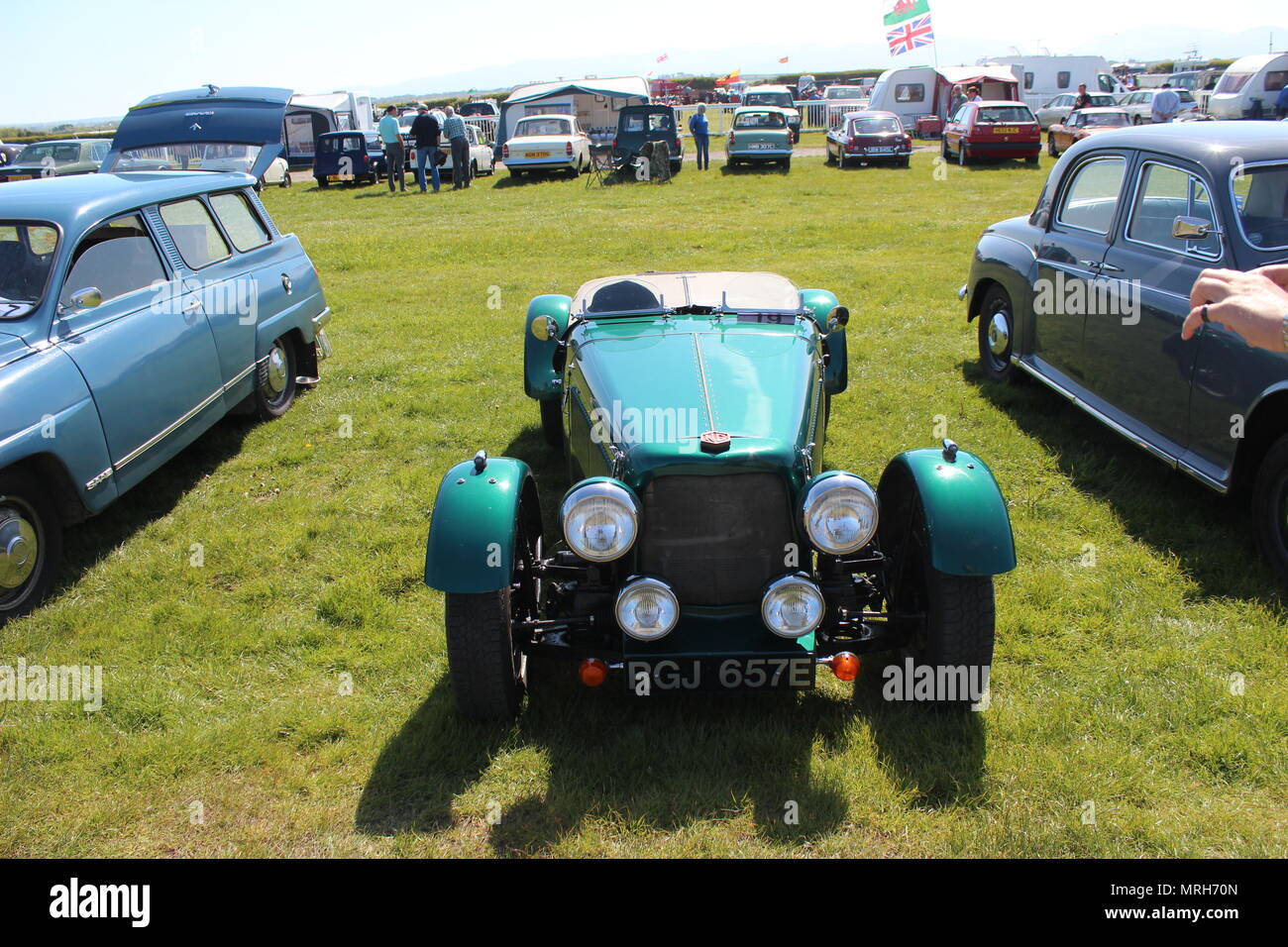 Classic Car Show Llandudno Wales Stock Photo - Alamy