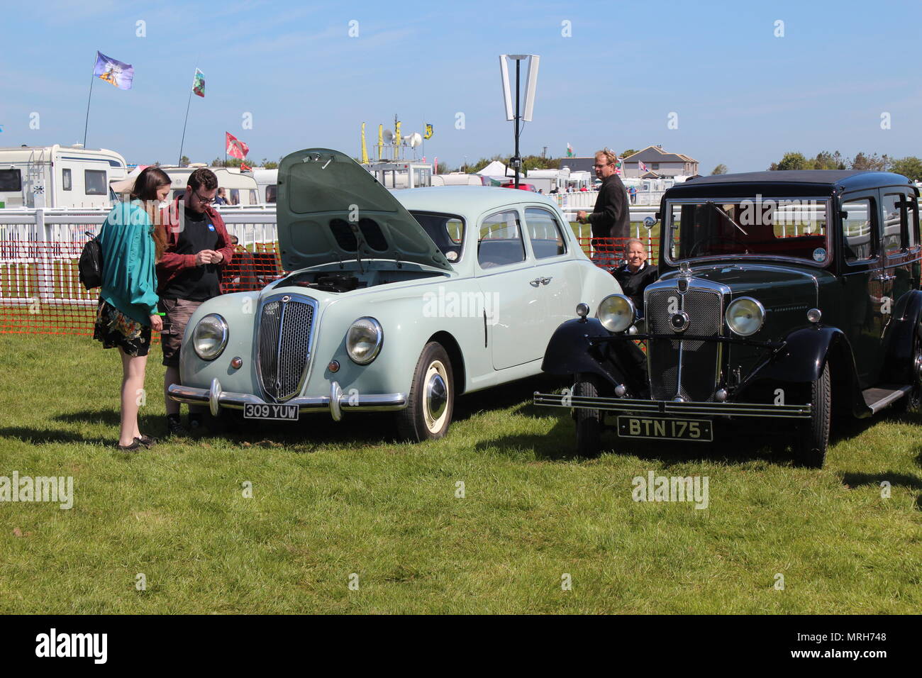 Classic Car Show Llandudno Wales Stock Photo - Alamy