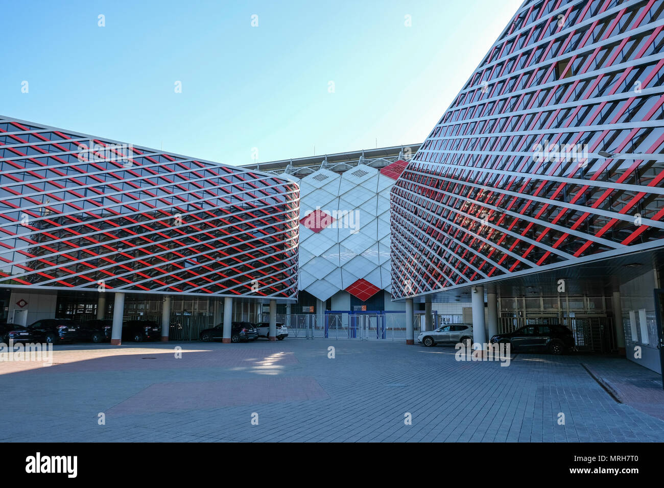 May 25th 2018, Moscow, Russia. Spartak Stadium before the FIFA 2018 ...