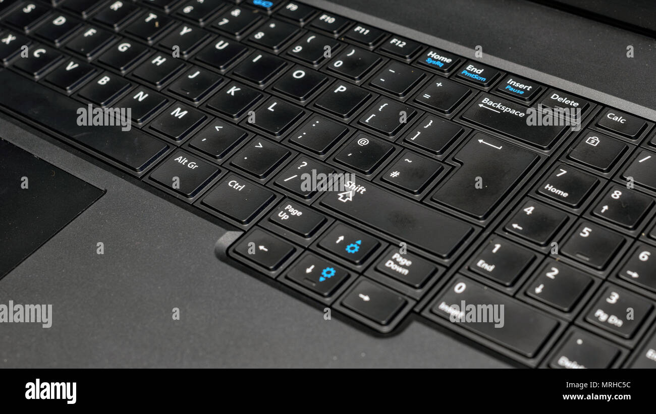 Black computer keyboard Stock Photo - Alamy