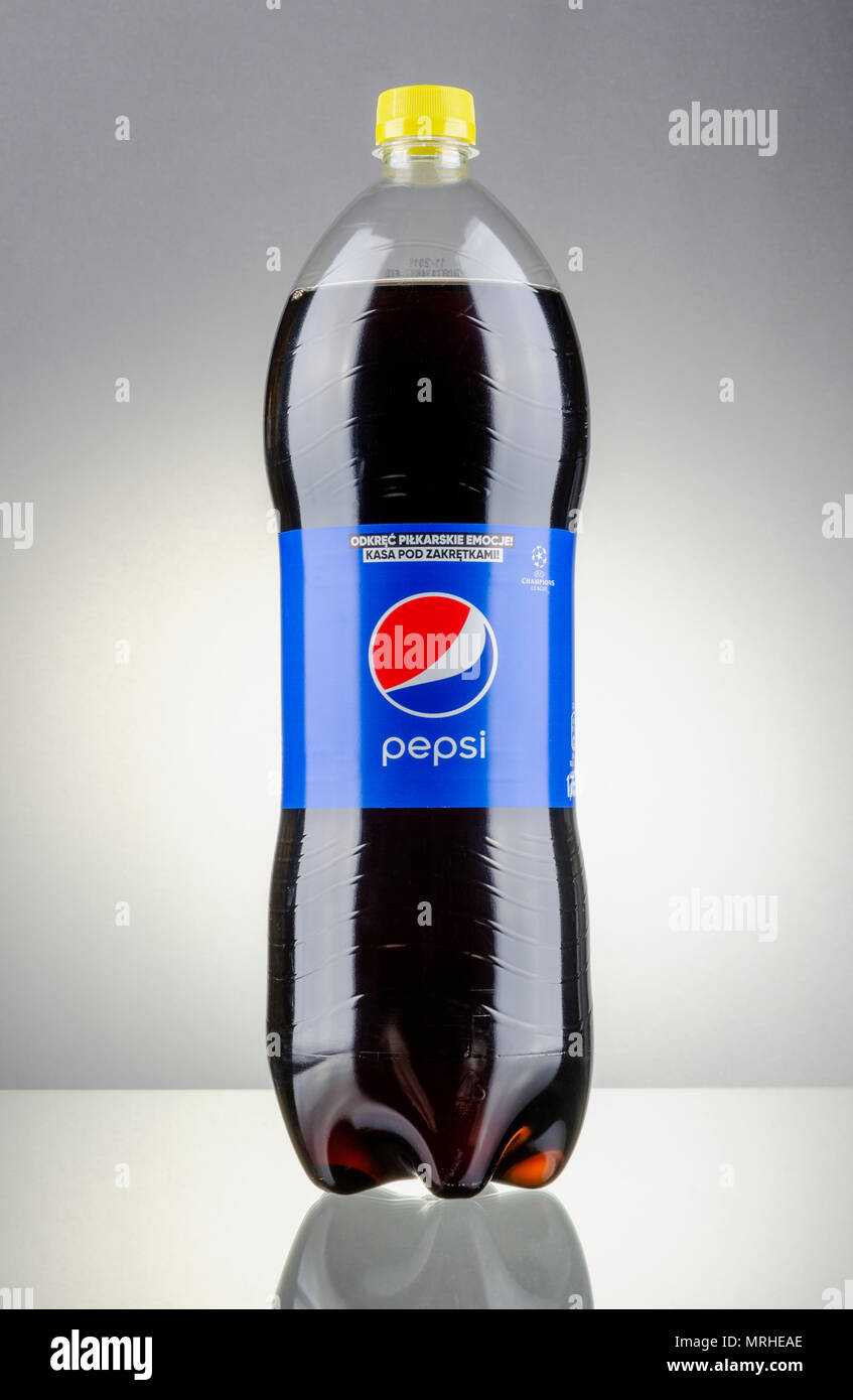Pepsi drink isolated on gradient background Stock Photo - Alamy