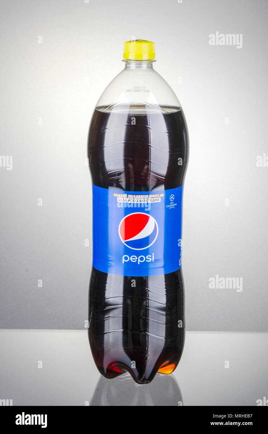 Pepsi drink isolated on gradient background Stock Photo - Alamy