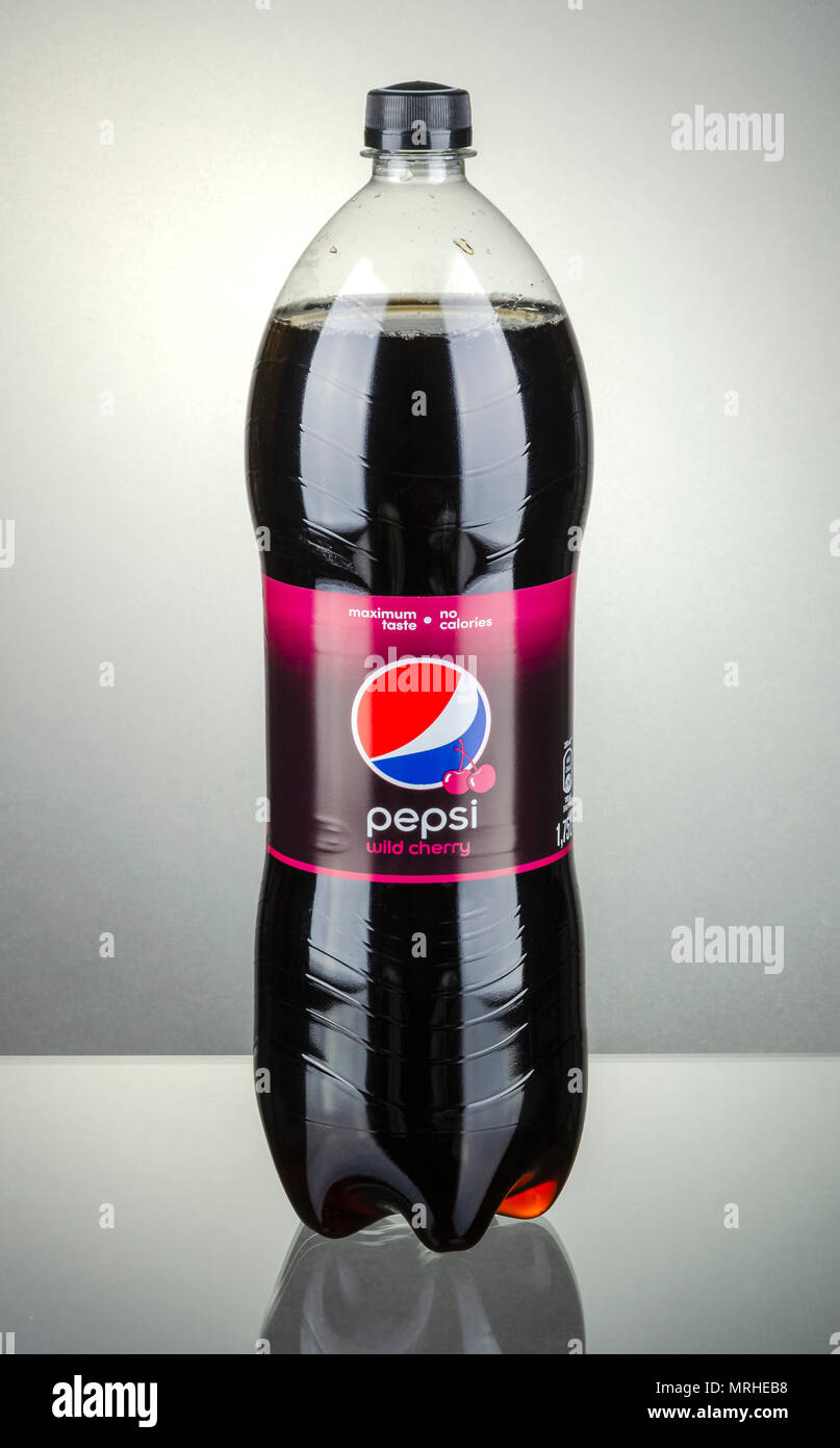Pepsi drink isolated on gradient background Stock Photo - Alamy