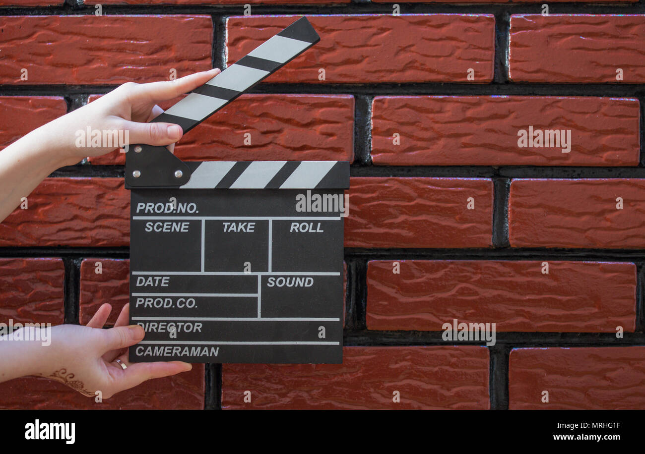 Clapper board clap board film set hi-res stock photography and images ...
