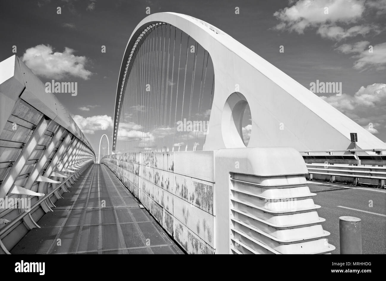 Calatrava bridge reggio emilia bridge hi-res stock photography and ...