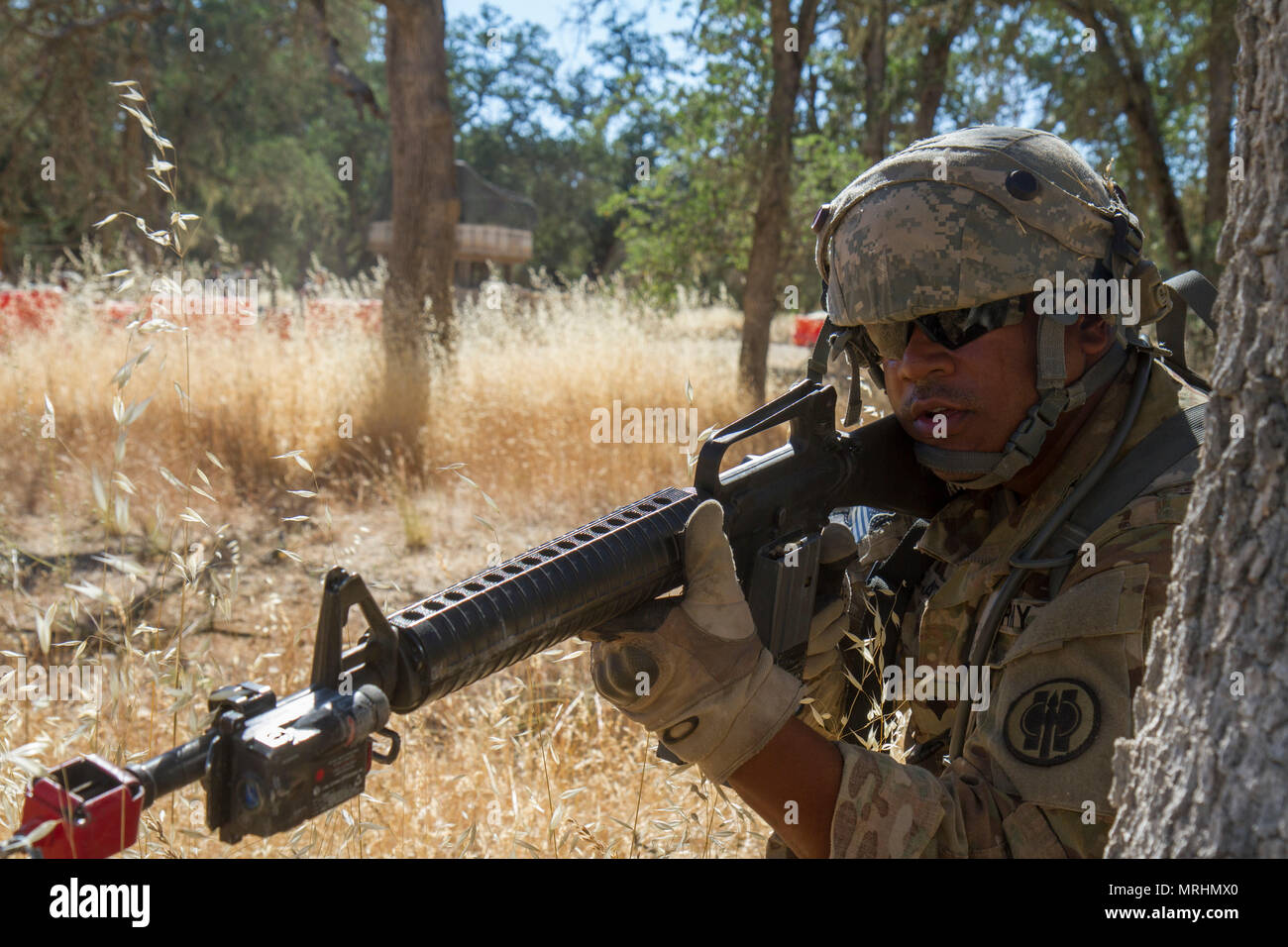 U.S. Army Spc. Jonathan Rosario, part of the Quick Reaction Force on ...