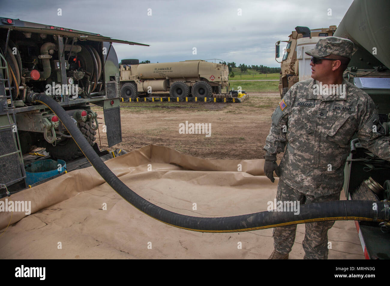 U.S. Army Pfc. Shane McCloud, Company A, 139th Brigade Support ...
