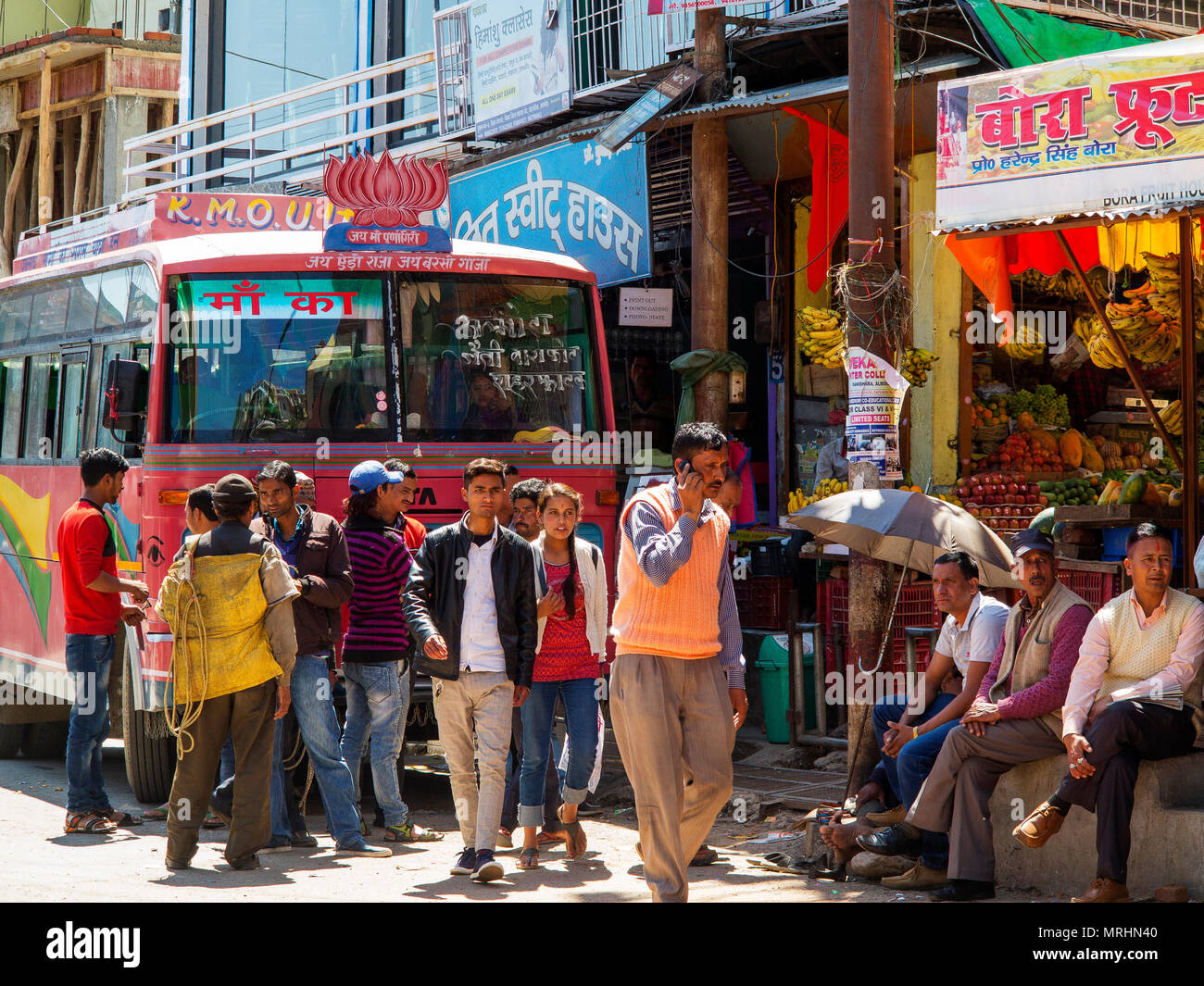 Almora market hi-res stock photography and images - Alamy