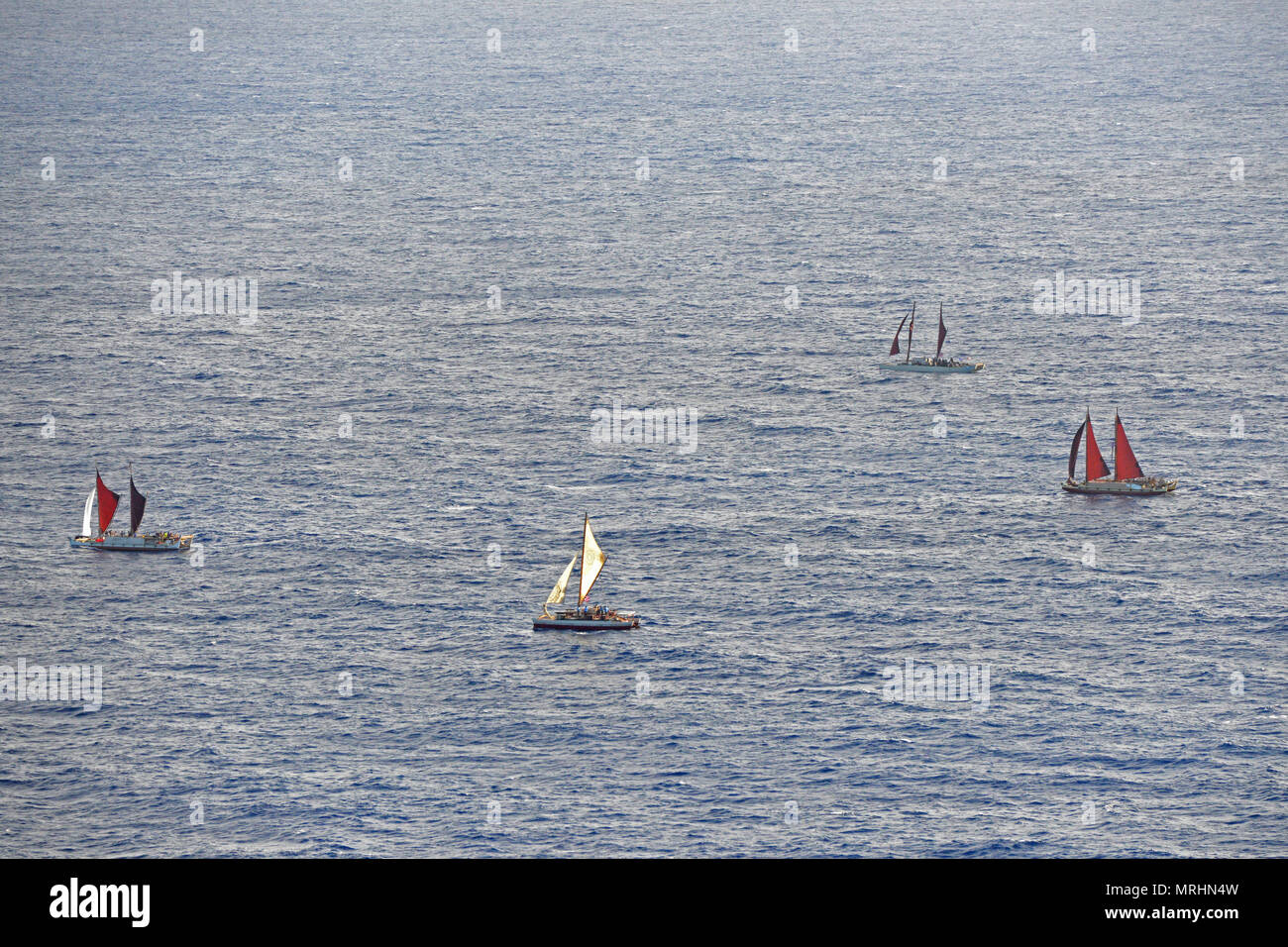 Polynesian voyaging canoes hi-res stock photography and images - Alamy
