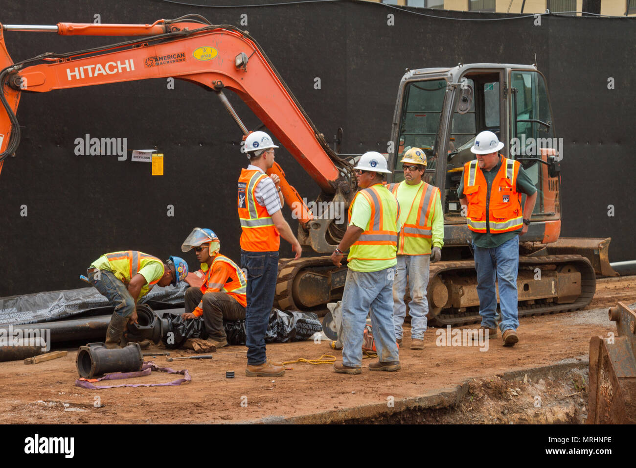 At Schofield Barracks, Hawaii, employees of Swinerton Builders ...