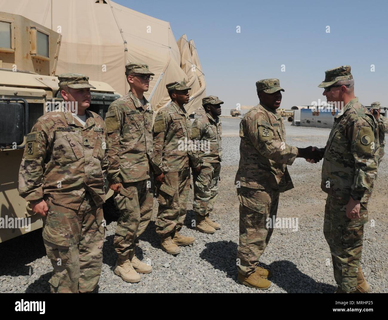 Sgt. Robert Harrison, section chief for Charlie Battery, 3rd Battalion ...