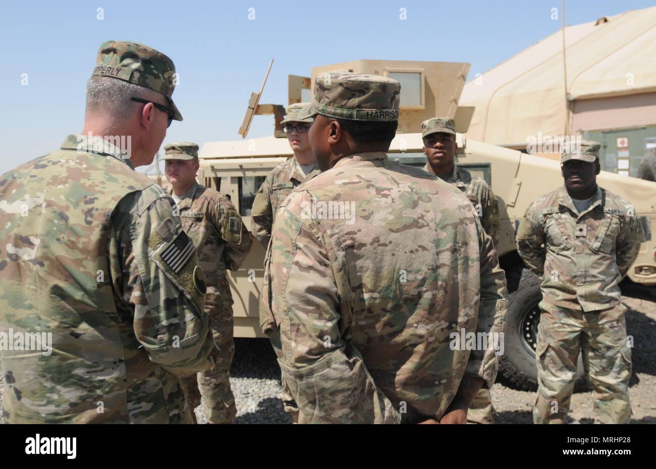 Sgt. Robert Harrison, section chief for Charlie Battery, 3rd Battalion ...