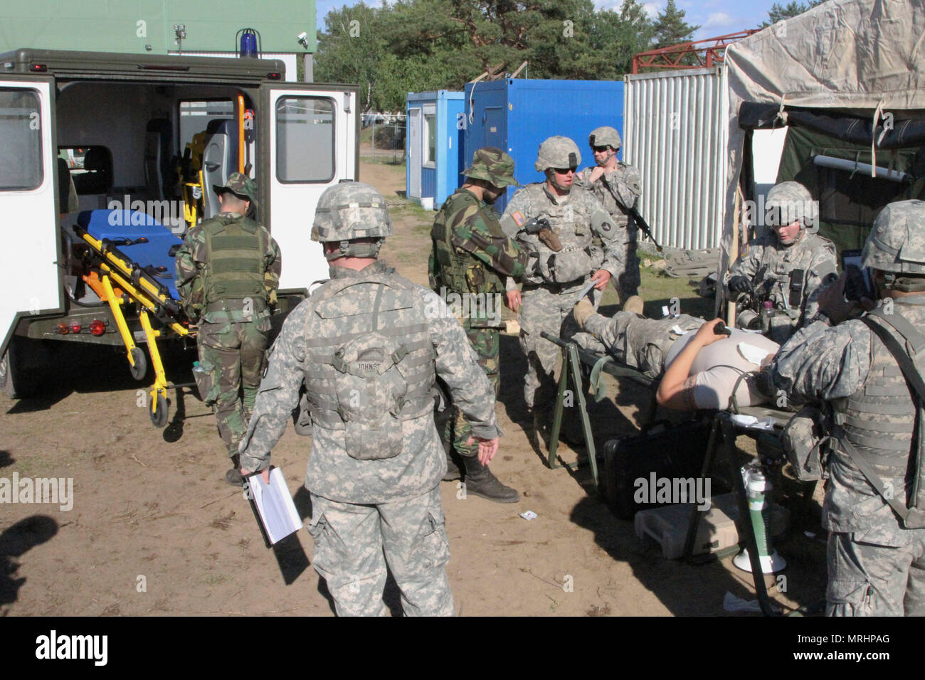 Minnesota Army National Guard Medical Soldiers work alongside Croatian ...