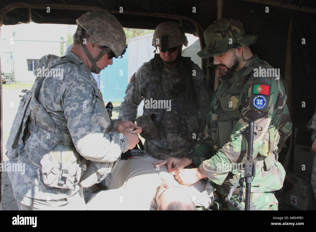 Minnesota Army National Guard Medical Soldiers work alongside Croatian ...