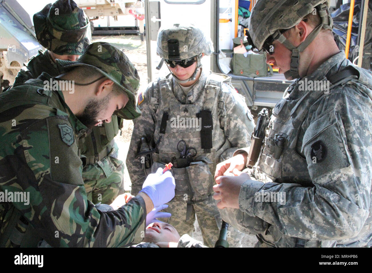 Minnesota Army National Guard Medical Soldiers work alongside Croatian ...