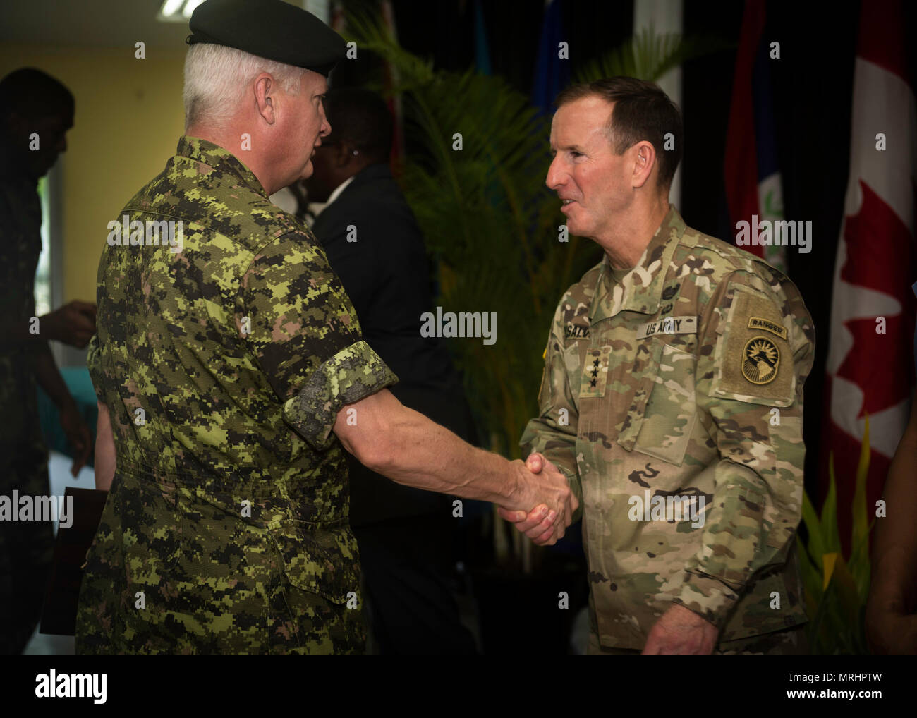PORT OF SPAIN, Trinidad - Lieutenant-Colonel John Woodgate, Commanding ...