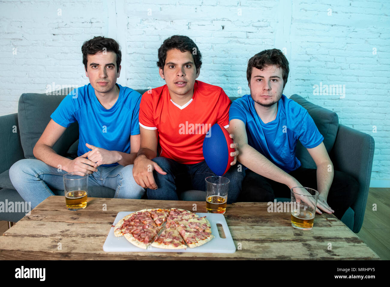 Happy and sad fans hi-res stock photography and images - Alamy