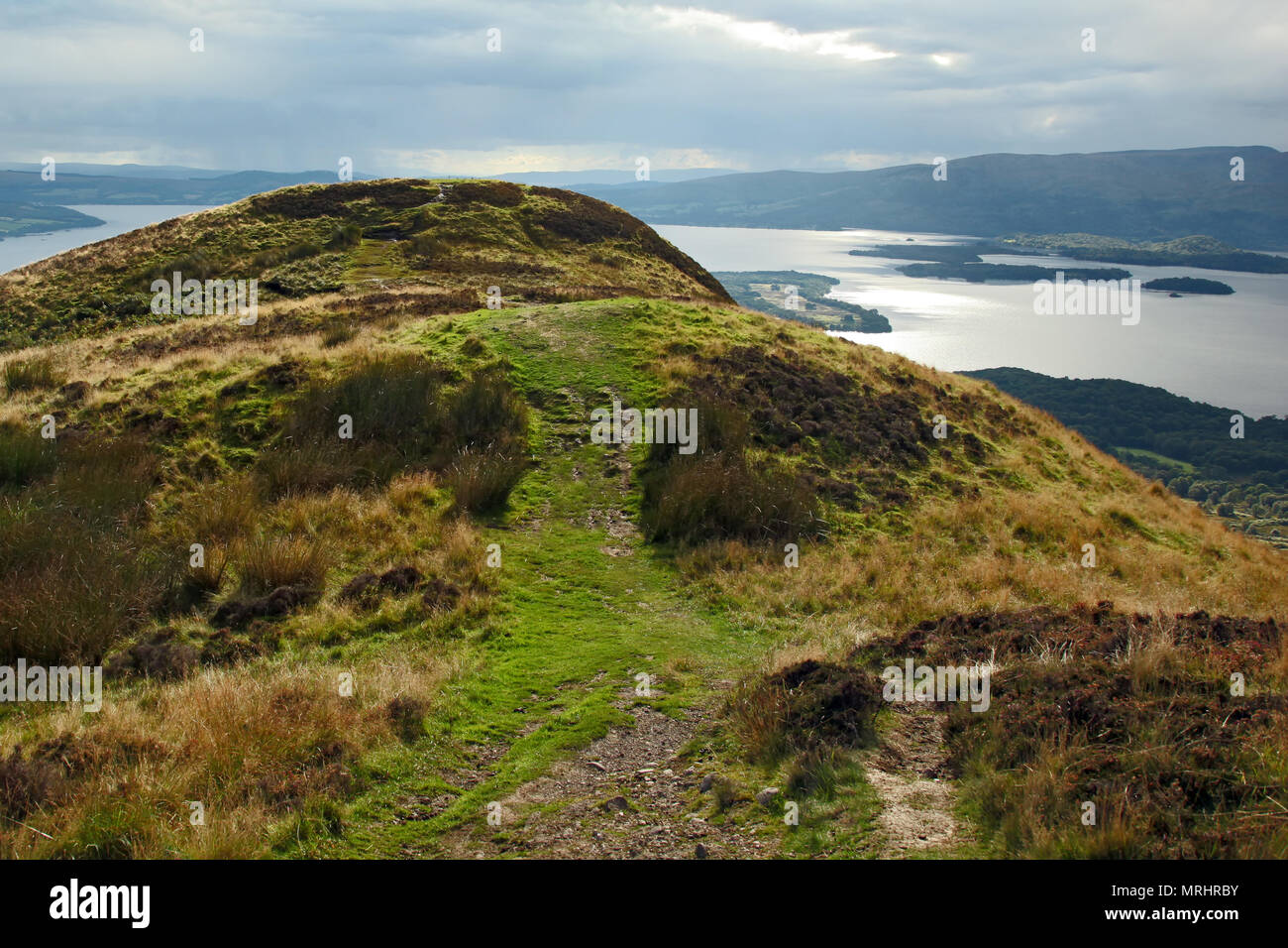 Walk on Conic Hill - Loch Lomond Stock Photo - Alamy