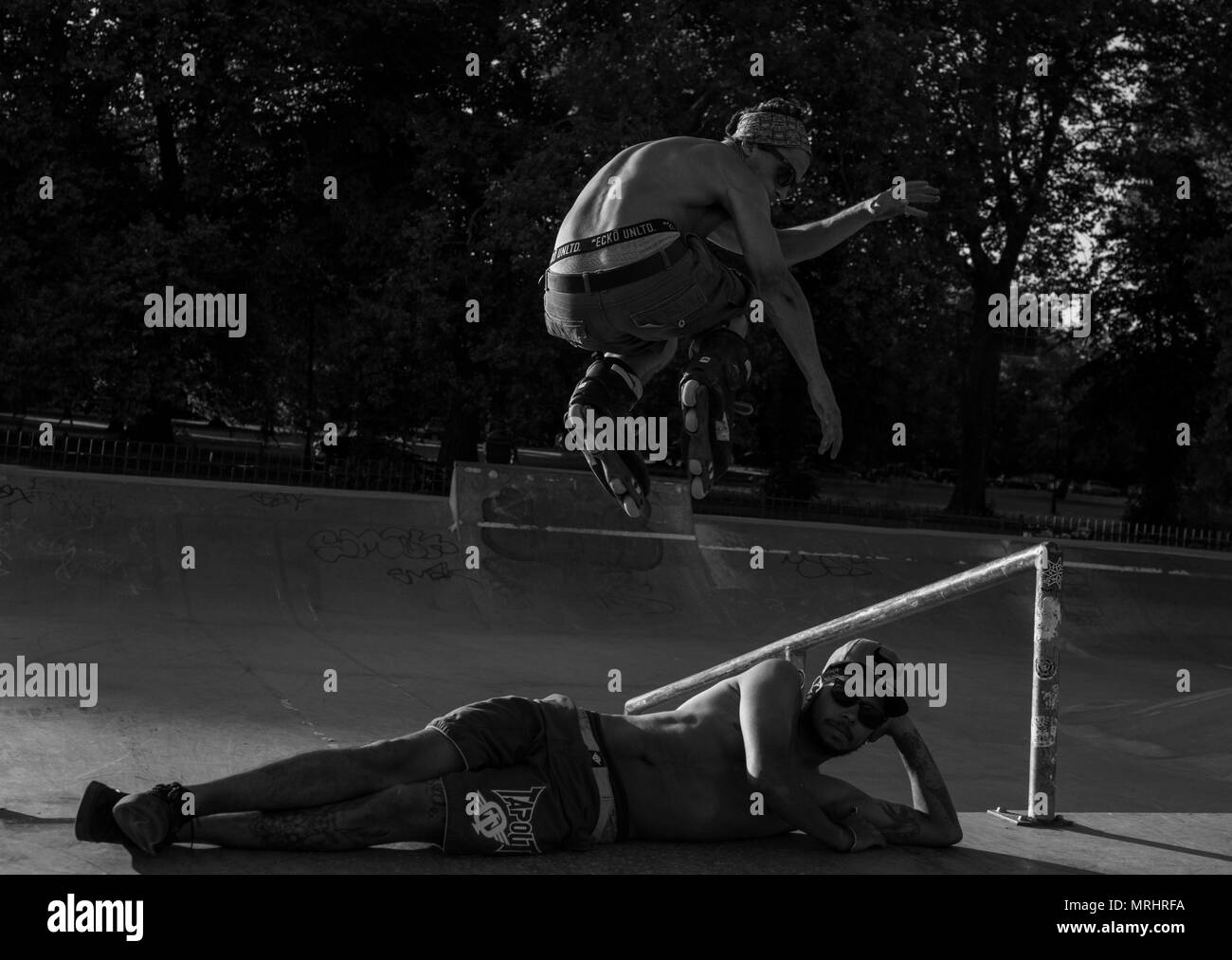 Rollerblade hi-res stock photography and images - Alamy