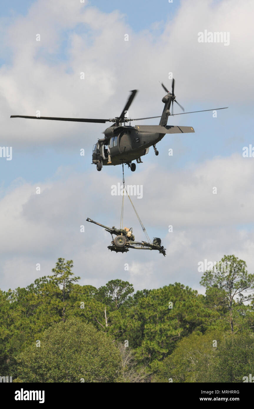 Soldiers from 131st Aviation Regiment use a Sikorsky UH-60 Blackhawk ...