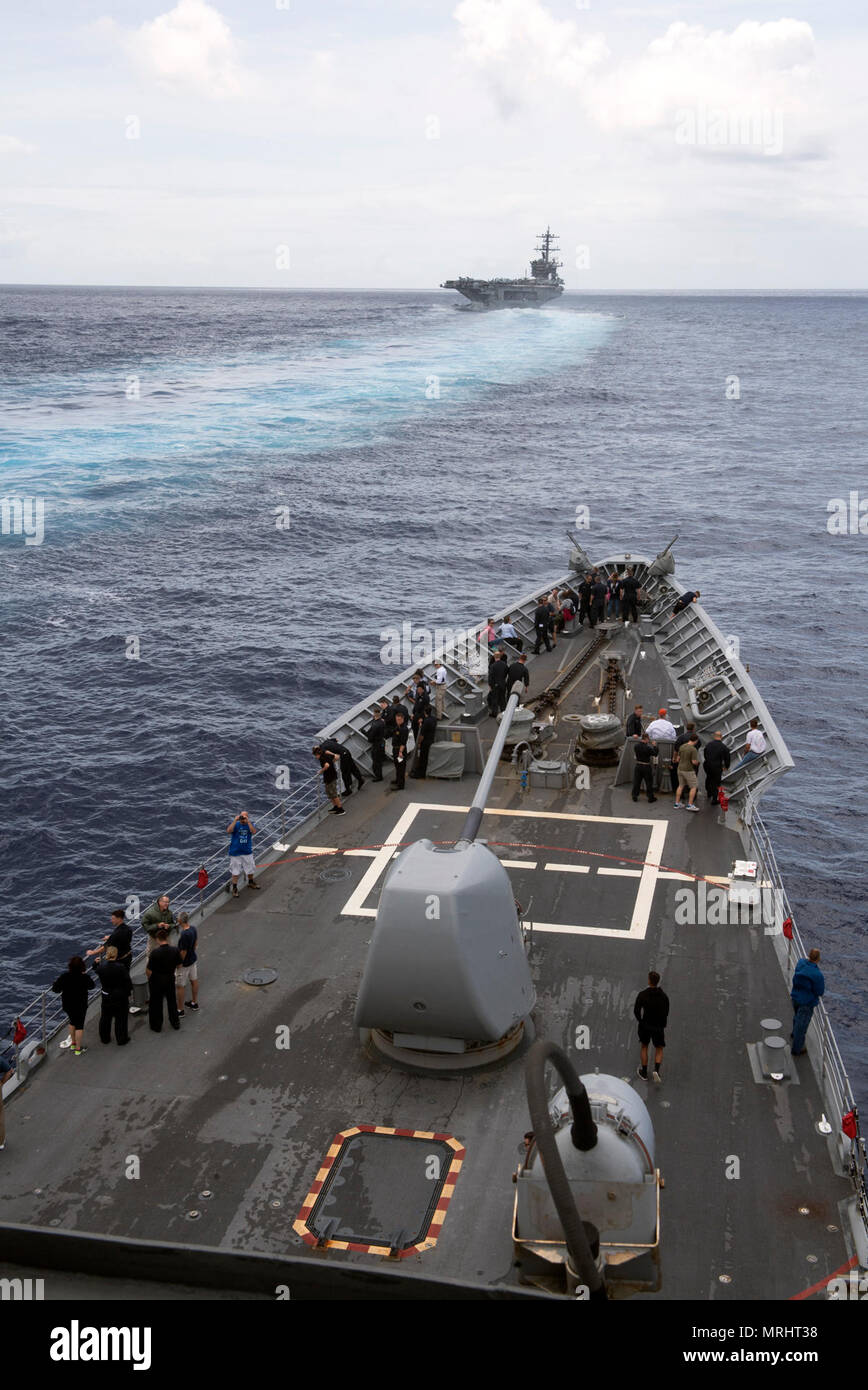170618-N-FT178-011 PACIFIC OCEAN (June 18, 2017) Sailors and their ...