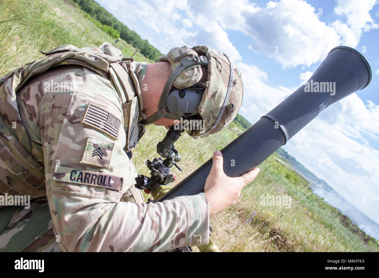 Sgt. Dakota Carroll, a mortar man with the 1st Battalion, 179th ...