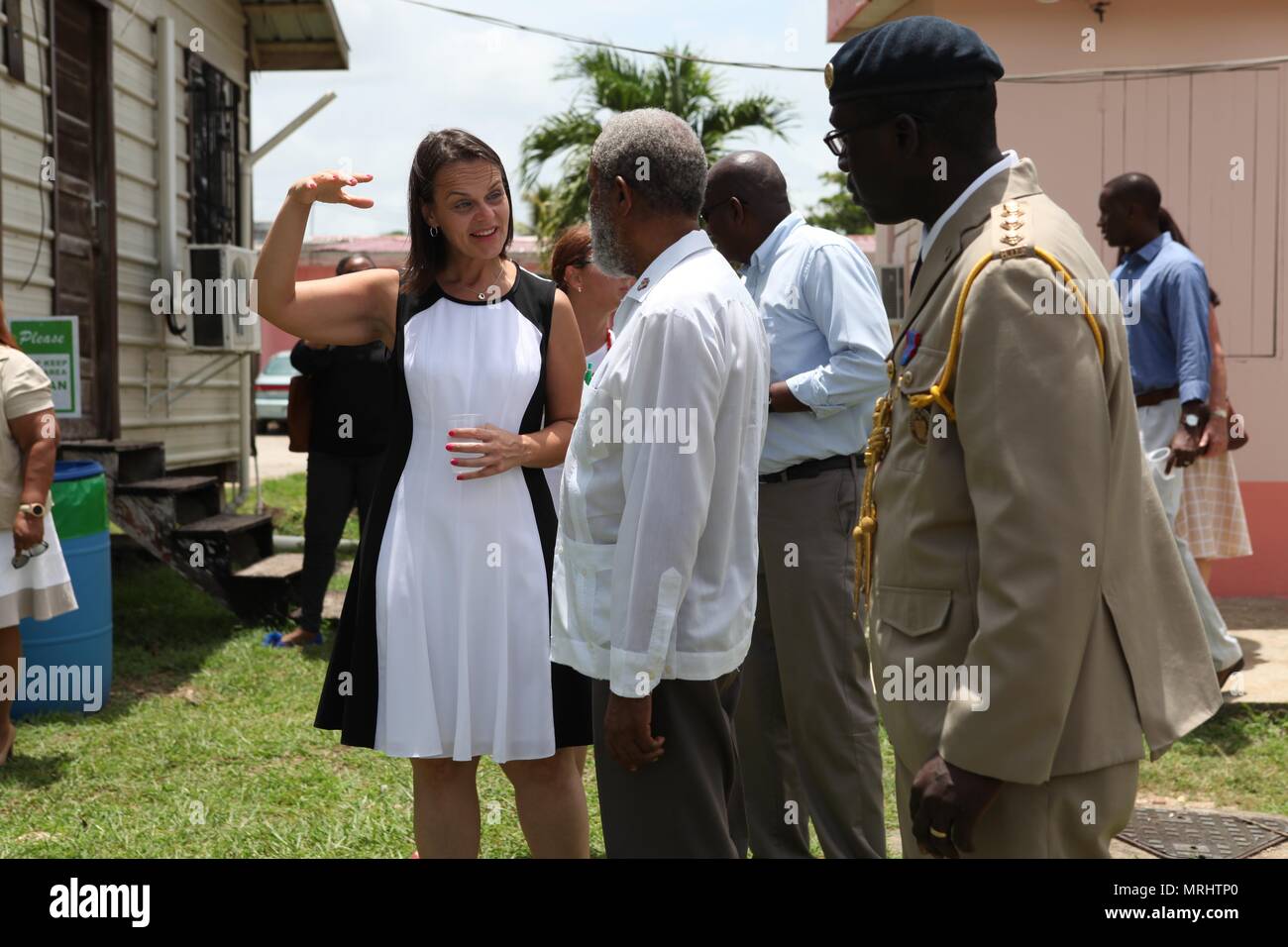 H.E. Sir Colville Young, Governor General of Belize and Belize Embassy ...
