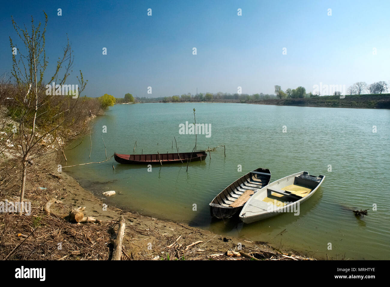 Sissa (Pr), Italy, the Po River Stock Photo - Alamy