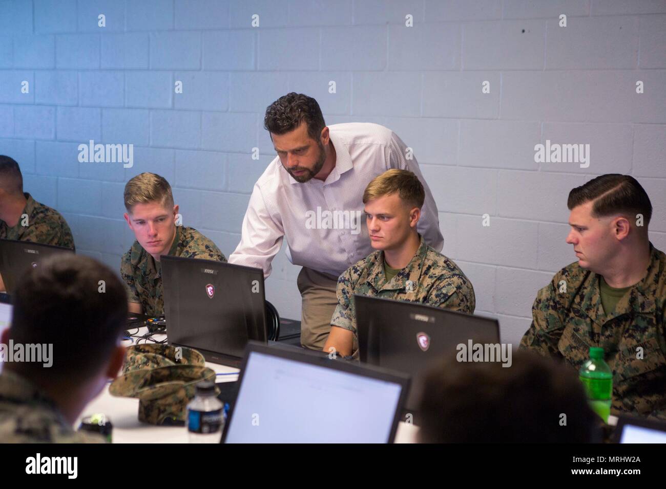 U.S. Marines with 1st Battalion, 6th Marine Regiment, 2d Marine ...