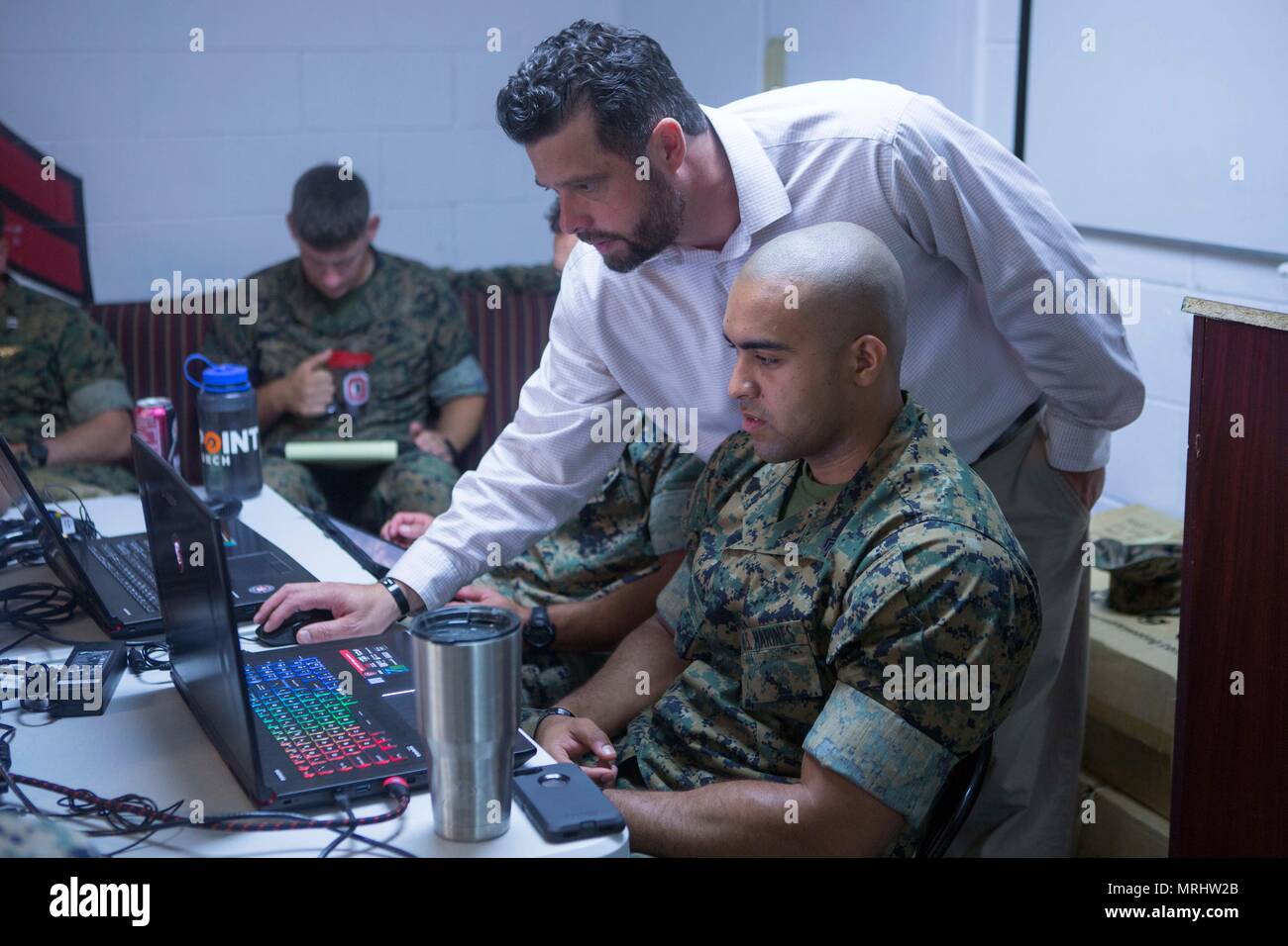 U.S. Marines with 1st Battalion, 6th Marine Regiment, 2d Marine ...