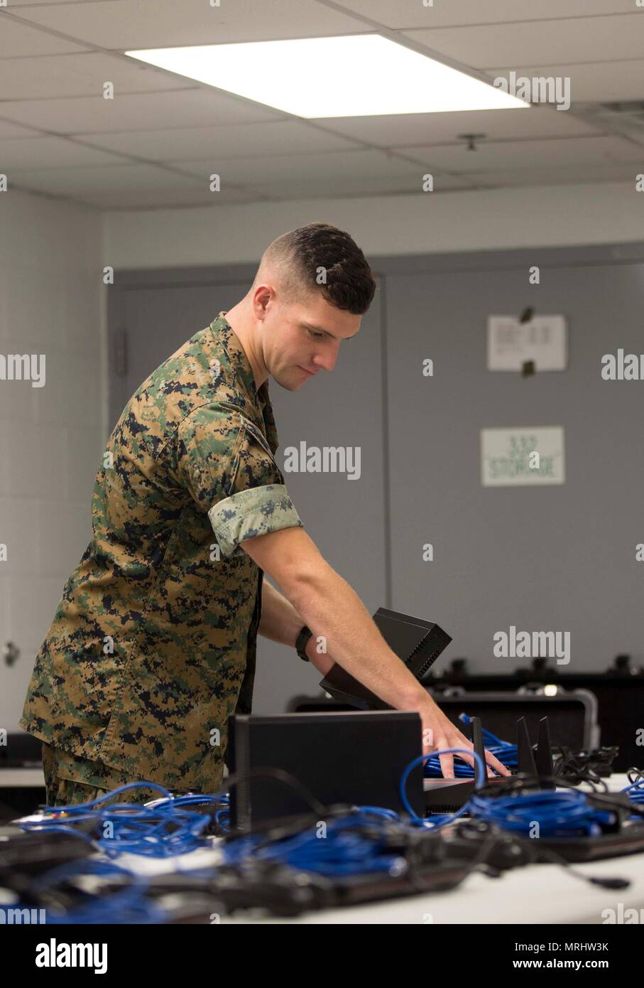 U.S. Marine Corps 2nd Lieutenant Landon C. Rogge, infantry officer ...