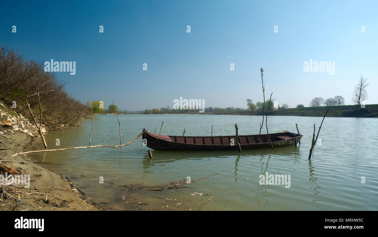 Sissa (Pr), Italy, the Po River Stock Photo - Alamy