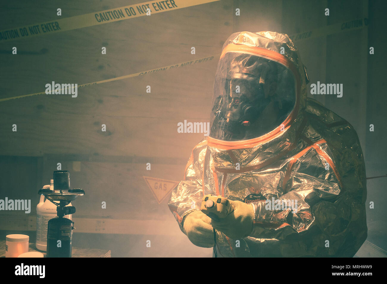 U.S. Marine Corps PFC. James Fish, a Chemical, Biological, Radiological ...