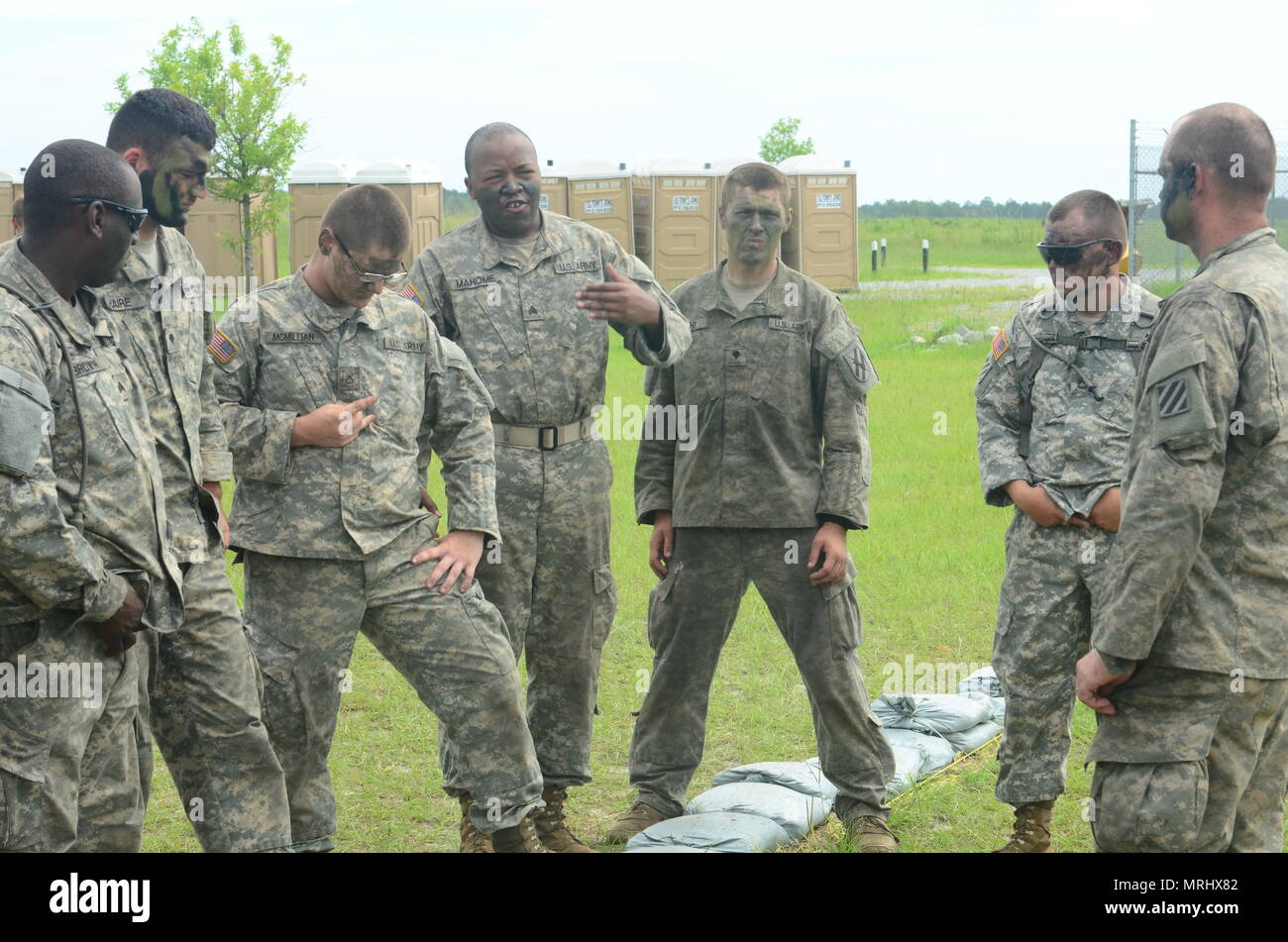 A Soldier from 2nd Battalion, 121st Infantry Regiment, 48th Infantry ...
