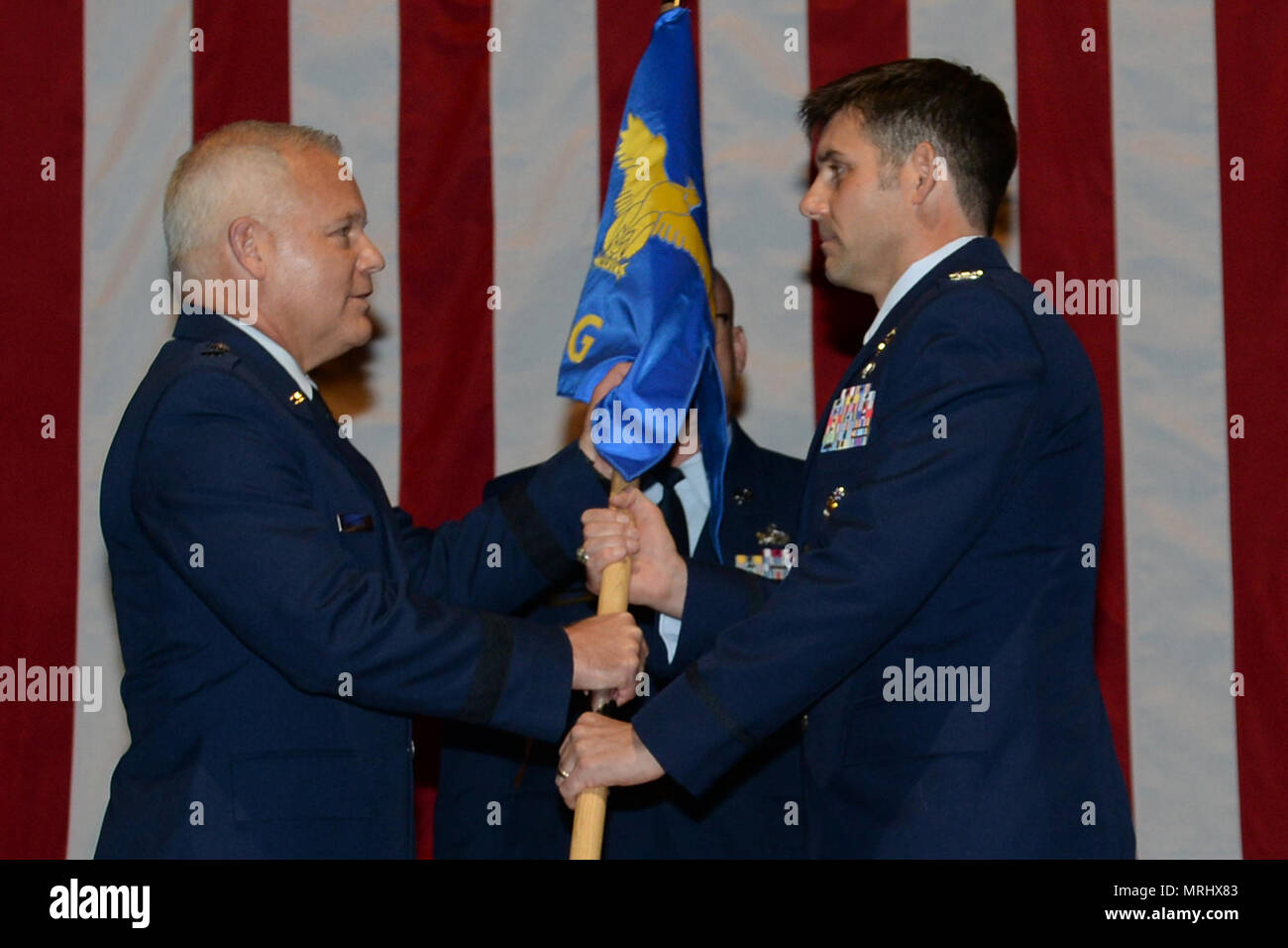 U.S. Air Force Maj. Gen. John P. Stokes, commander, 22nd Air Force ...
