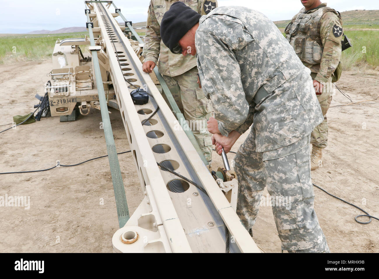 Spc. Joshua Collins, an Unmanned Aerial System Maintainer with 2-2 ...