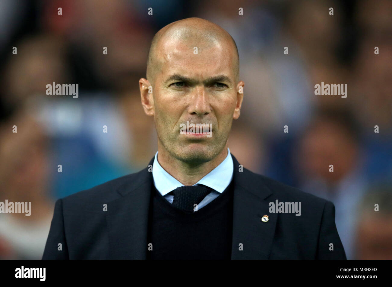Real Madrid Manager Zinedine Zidane Uefa Champions League High ...