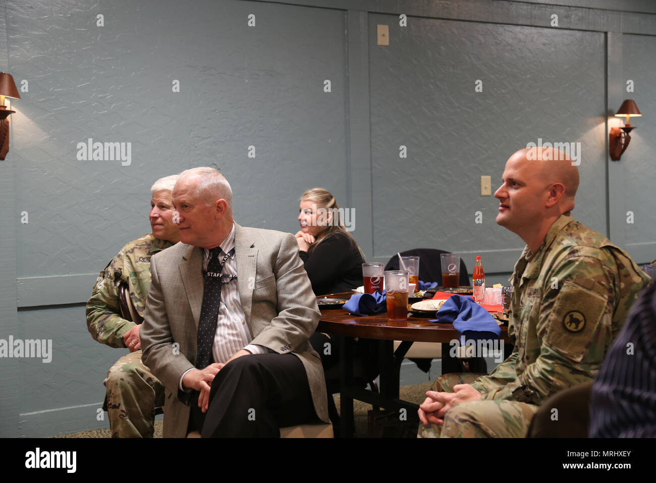 The 81st RSC Command Staff attend Oscar Sanchez' retirement ceremony ...