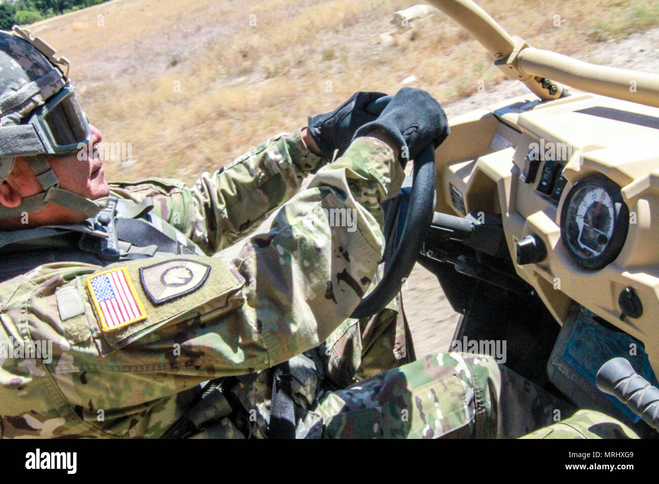 U.S. Army Master Sgt. Manuel Ortiz of the 91st Training Division, 84th ...