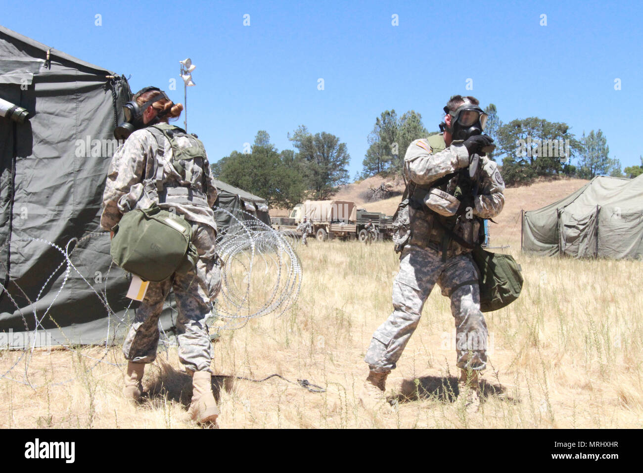 Soldiers from the 357th Military Police Company, 200th Military Police ...