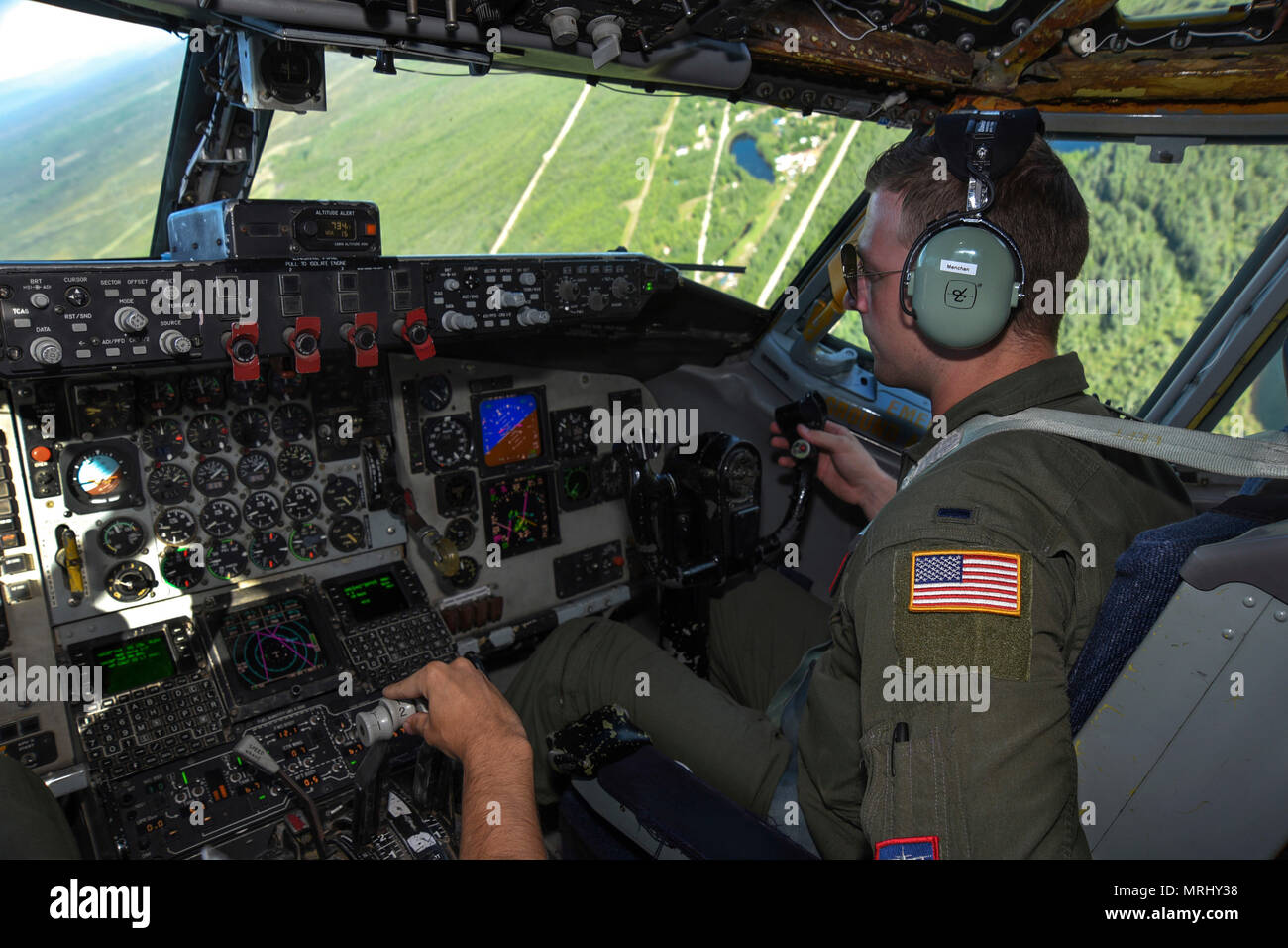 First Lt. Evan Menchen, 350th Air Refueling Squadron KC-135 ...