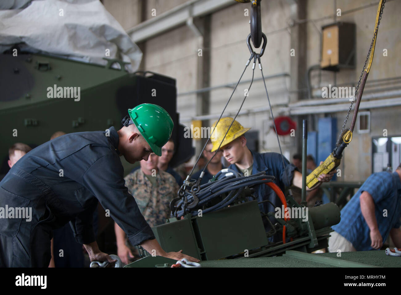 U.S. Marine Corps Pfc. Jacob Williams (left) and Lance Cpl. Alexander ...