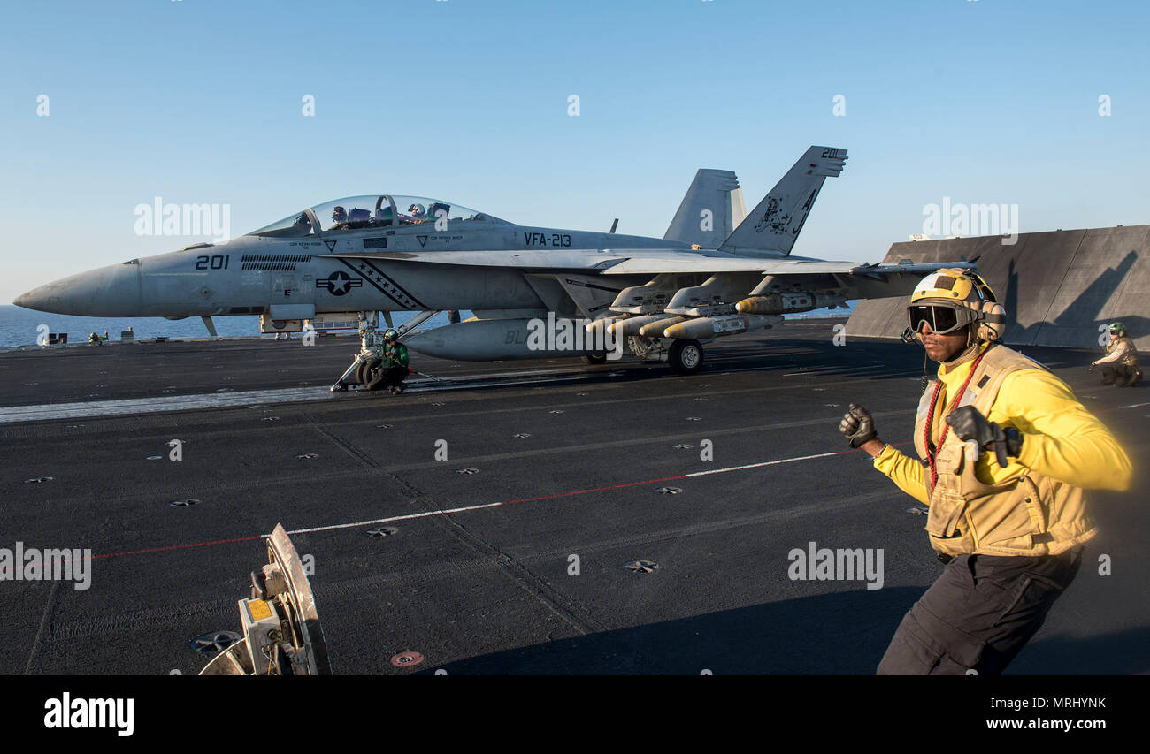 170618-N-FE442-144 MEDITERRANEAN SEA (June 18, 2017) An F/A-18F Super ...