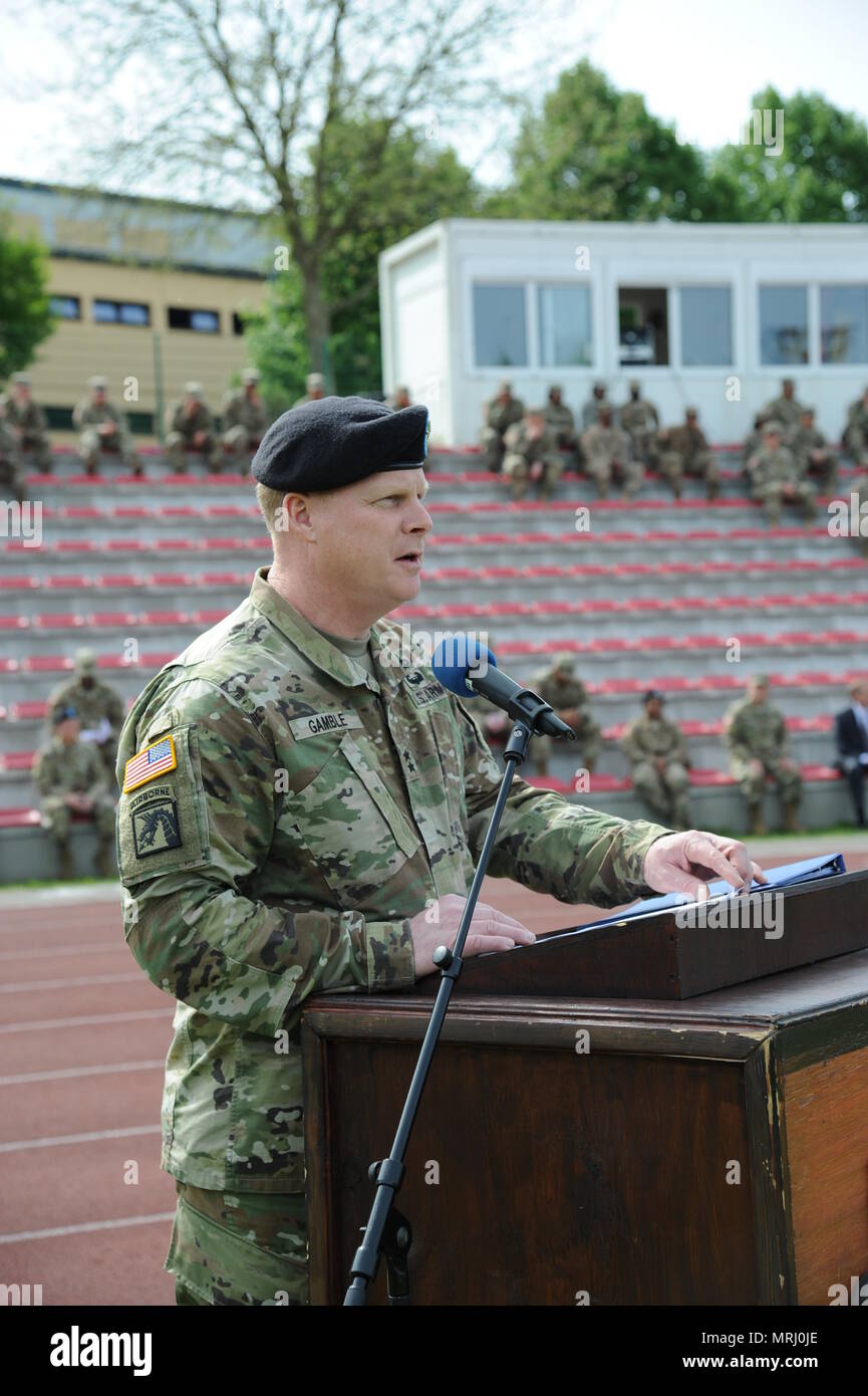 Maj. Gen. Duane A. Gamble, Commander 21st Theater Sustainment Command ...