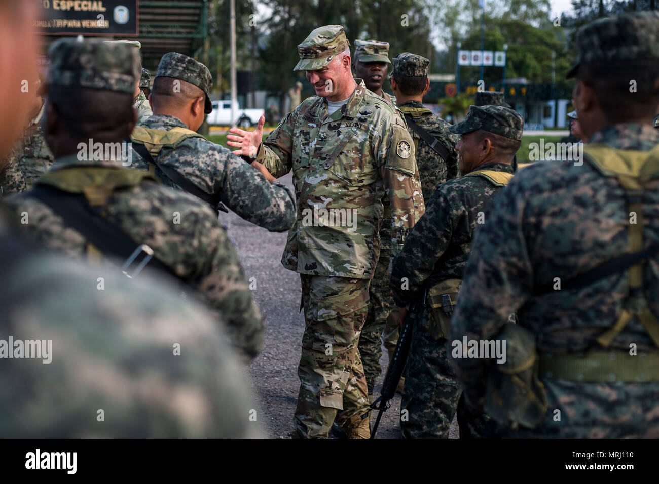Col. Brian Hughes, Commander of Joint Task Force – Bravo congratulates ...