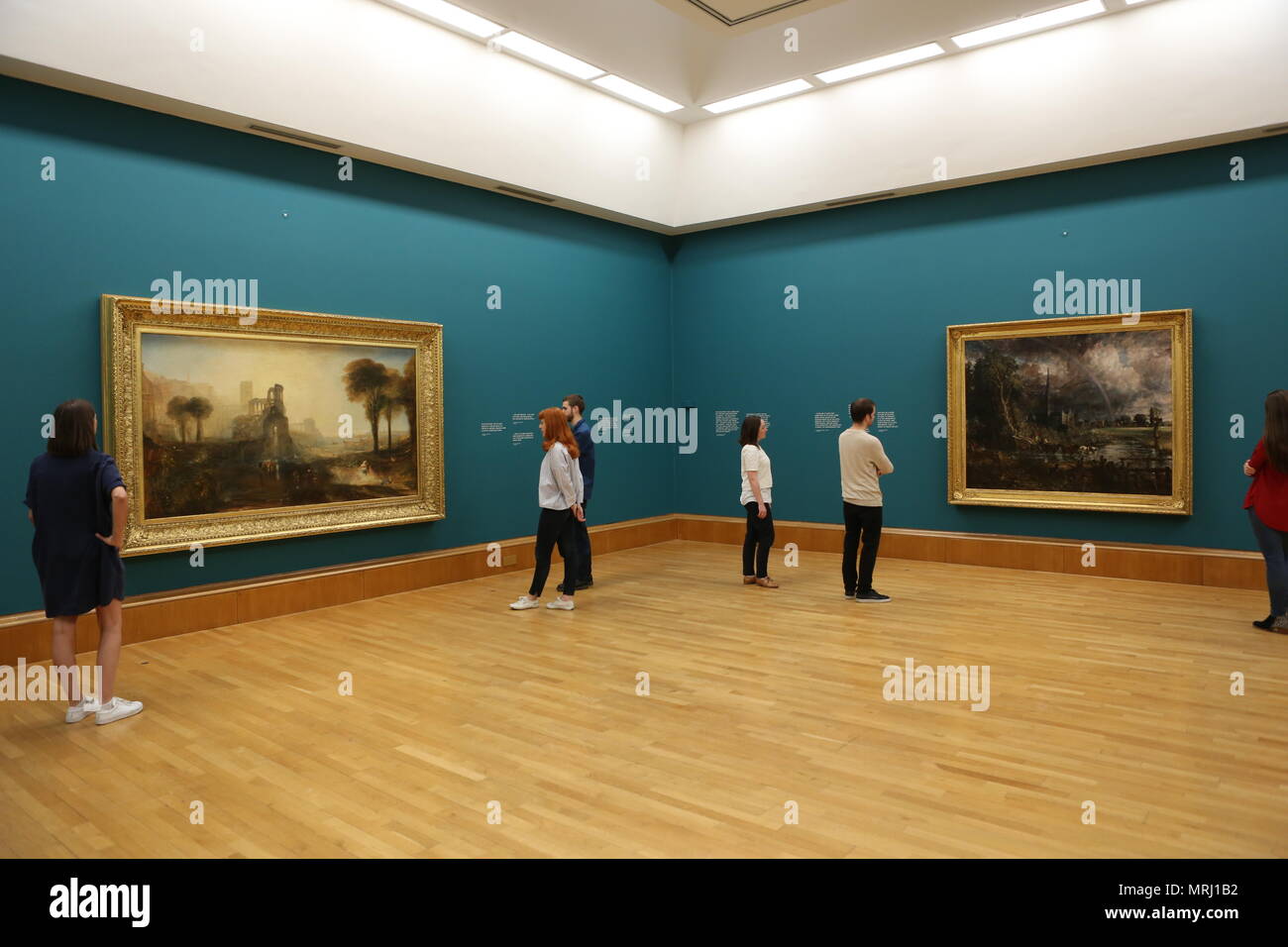 Fire and Water , Tate Britain a display of Constable and Turner Stock ...