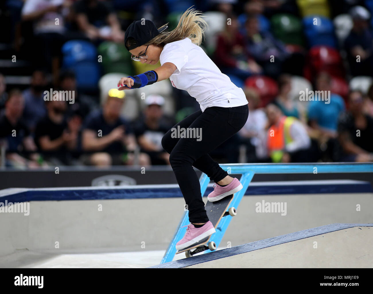 Pamela Rosa in action during the Women's Final during day one of the ...