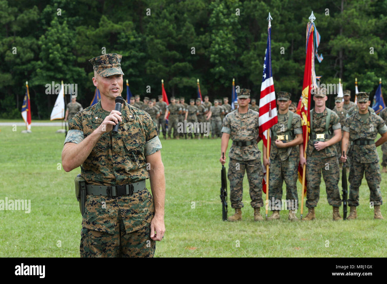 U.S. Marine Corps Lt. Col. Sean P. Mullen, Commanding Officer, Combat ...