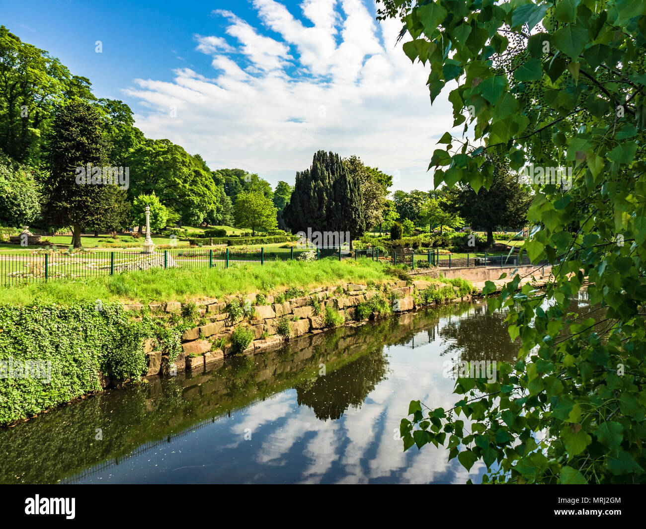 Congleton Park, Cheshire UK Stock Photo - Alamy